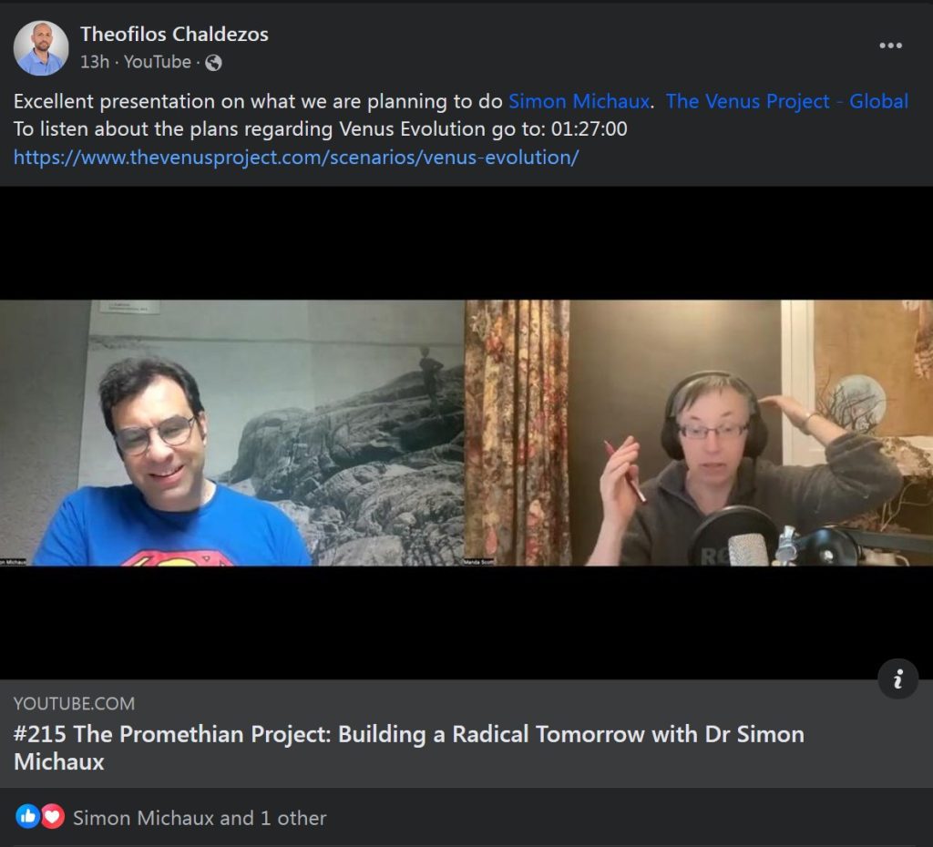 The secret plans of The Venus Project organization